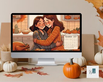 2023 Desktop Wallpaper Calendar Set - Etsy