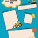 Kids Construction Vehicle Interactive Daily Planner and Affirmation ...