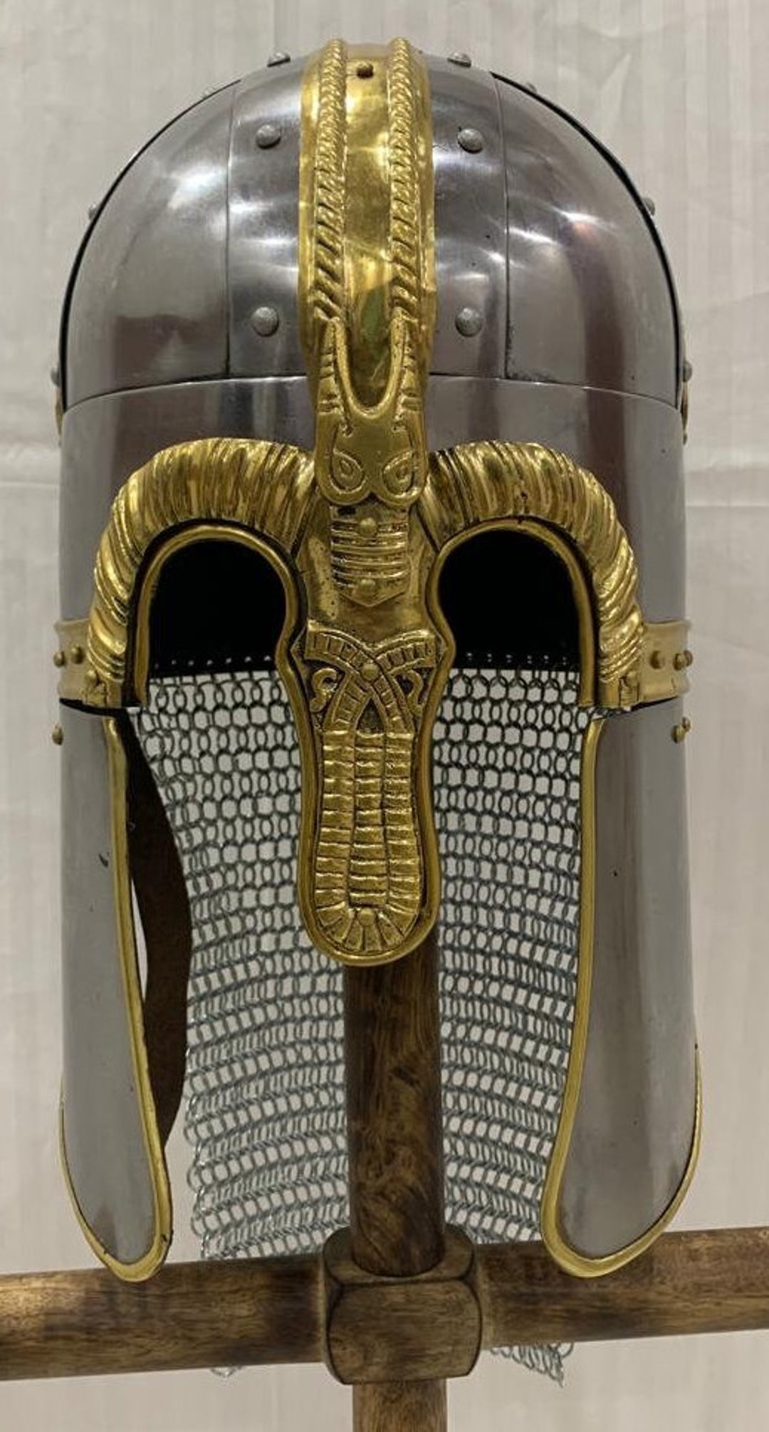 Steel Armor Helmet 18GA SCA Medieval Viking Helmet Sca Larp - Etsy