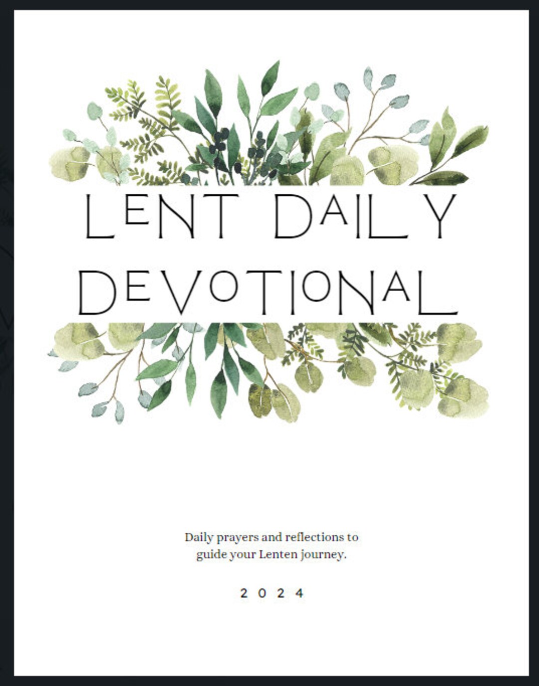 Lenten Daily Devotional 2025 Digital Print - Etsy