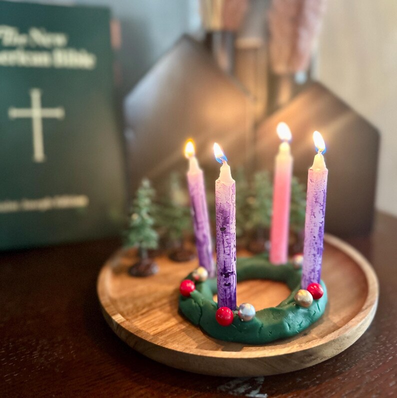 Advent Kit, Kids Interactive Advent Wreath - Etsy