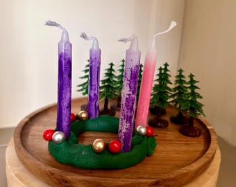 Advent Kit, Kids Interactive Advent Wreath - Etsy