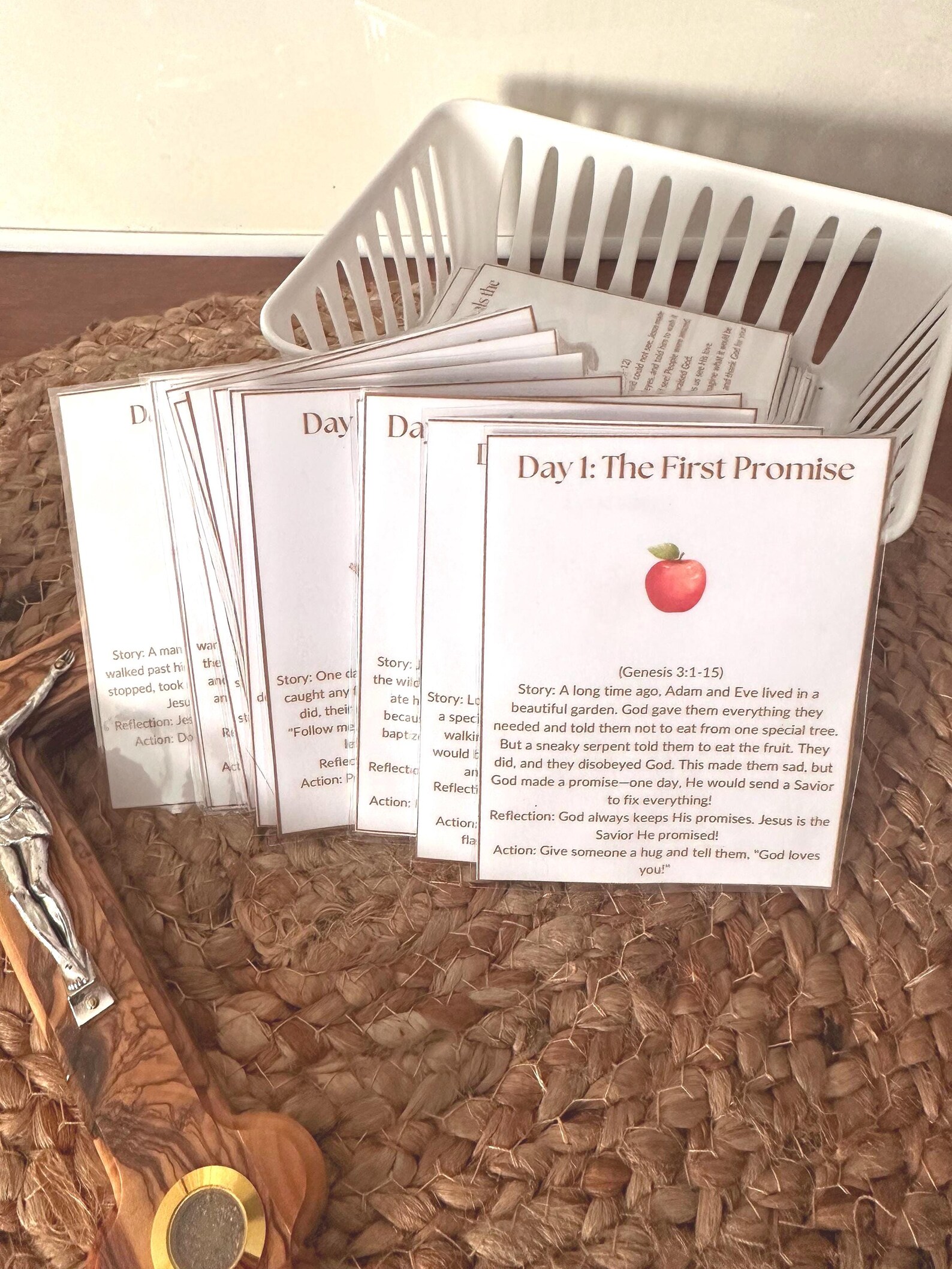 Lent Activity Cards, Prayers, Scripture, Reflections, Actions, Daily ...