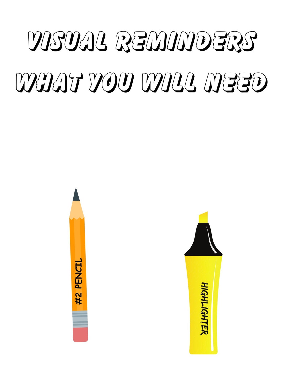 Printable Visual Reminders - Etsy