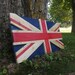 Wood Union Jack Sign Rustic Wood Flag British Flag Hand Made Wood Signs ...