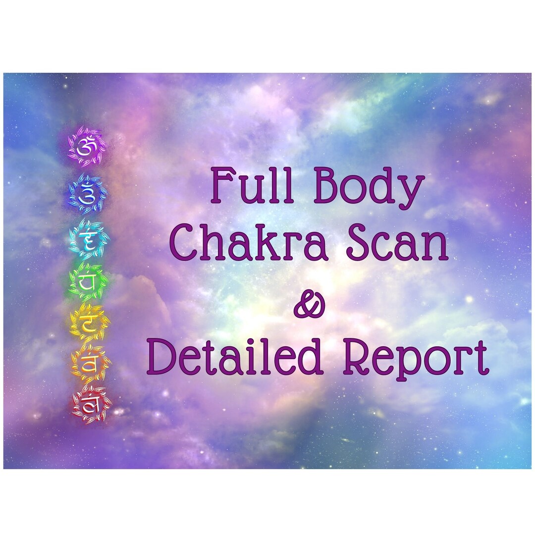 Full Body Chakra Scan & Full Report - Etsy