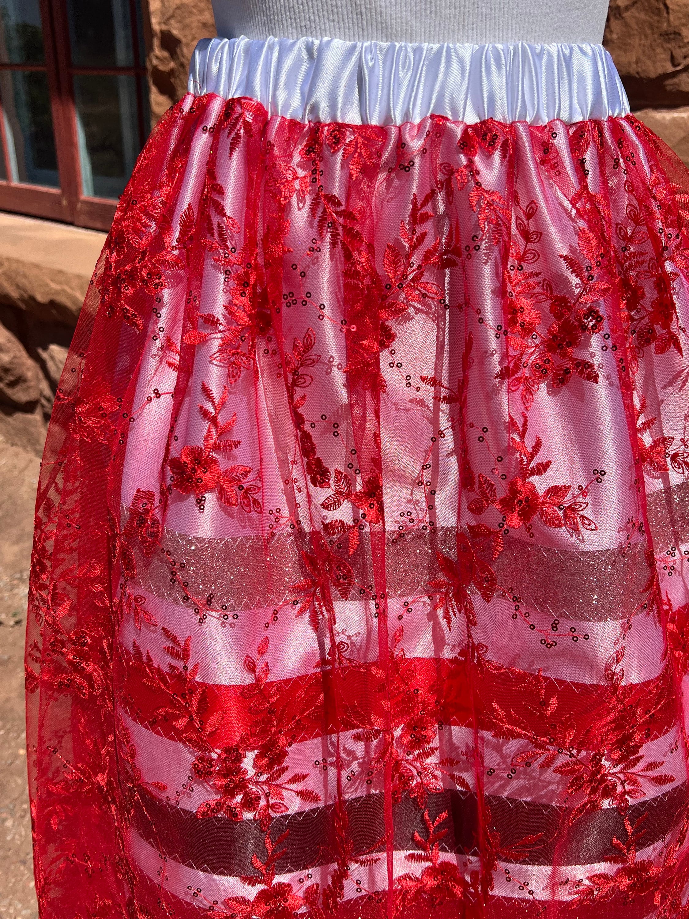 Overlay Ribbon Skirt - Etsy