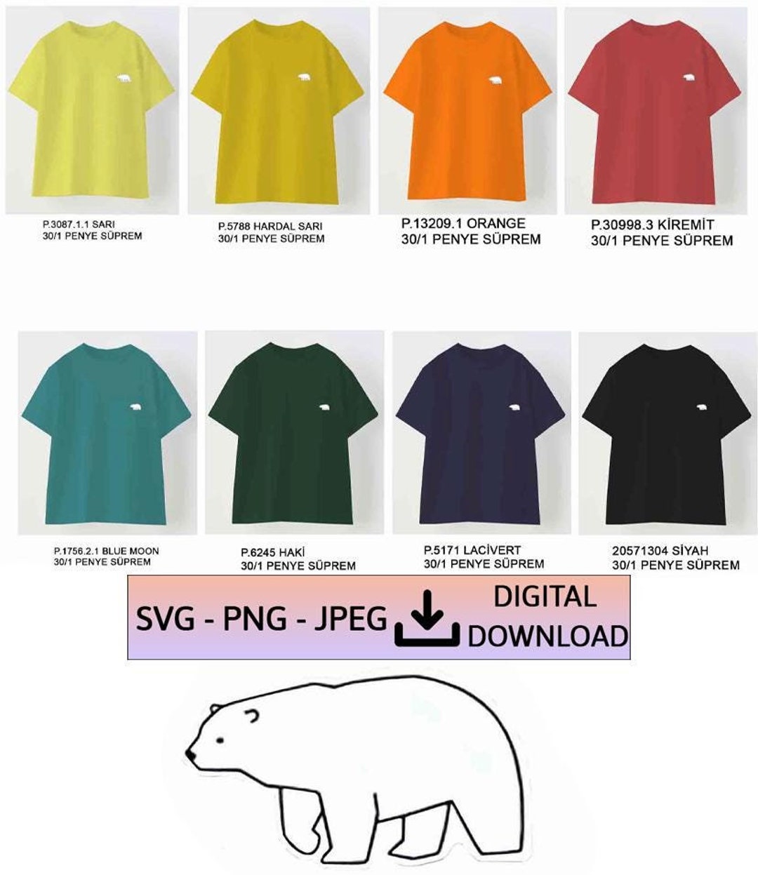 Teddy Bears, Cute Bear, SVG, PNG, Clip Art, Instant Download Animal ...