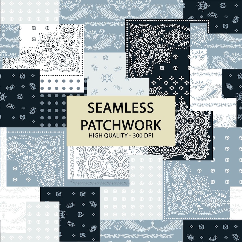 Paisley Patchwork Pattern - Etsy UK
