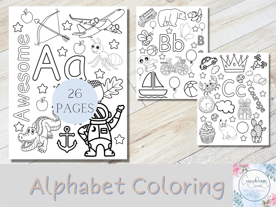 26 Printable Alphabet Coloring Pages | Coloring Book| Coloring Page ...