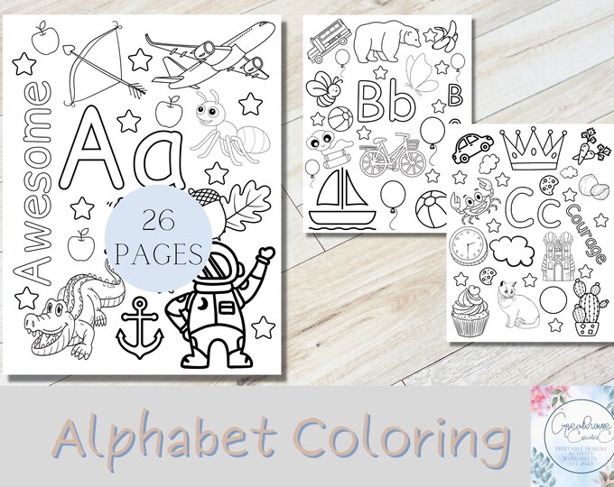 26 Printable Alphabet Coloring Pages | Coloring Book| Coloring Page ...