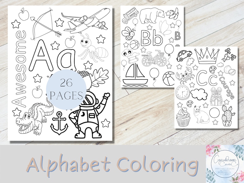 26 Printable Alphabet Coloring Pages | Coloring Book| Coloring Page ...