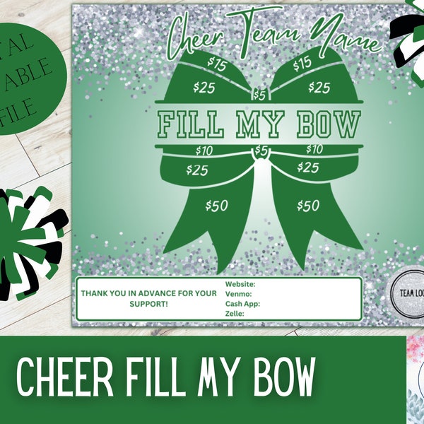 Fill My Bow Template - Etsy