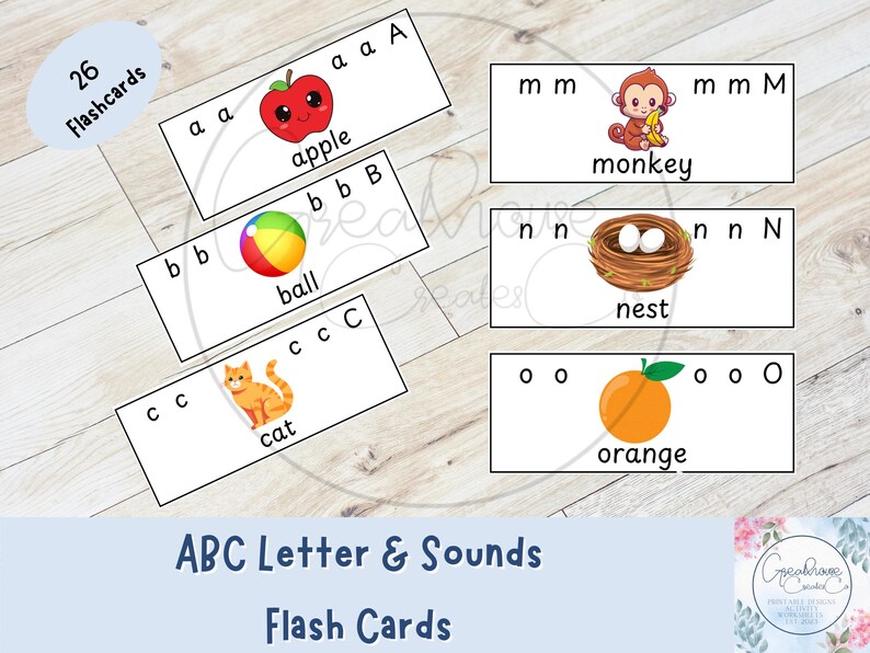 ABC Alphabet Flashcards | Phonics Activities | Alphabet Flashcards ...