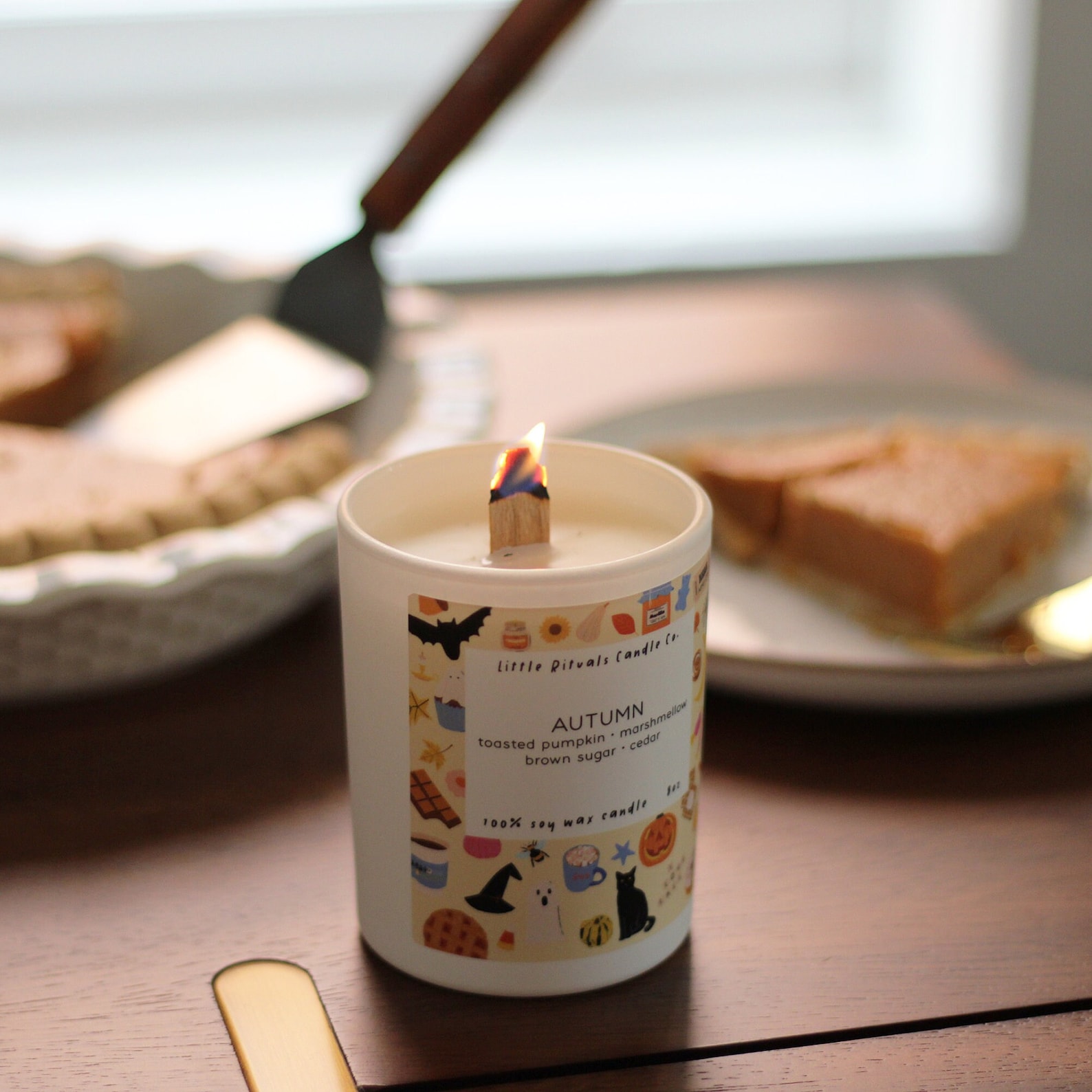 Autumn Candle | 8oz Soy | Little Rituals Candle Co. - Etsy