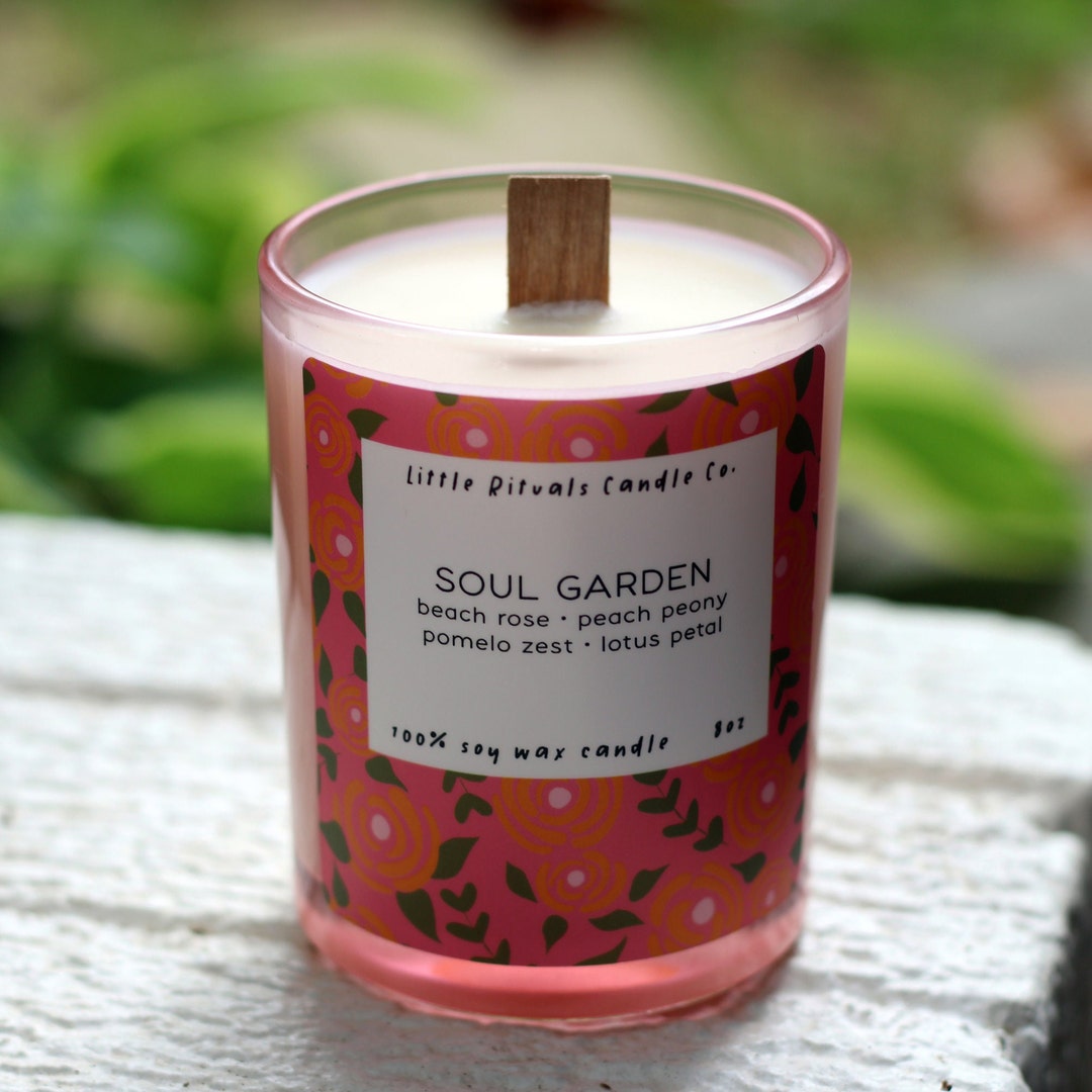 Soul Garden Candle | 8oz Soy | Little Rituals Candle Co. - Etsy
