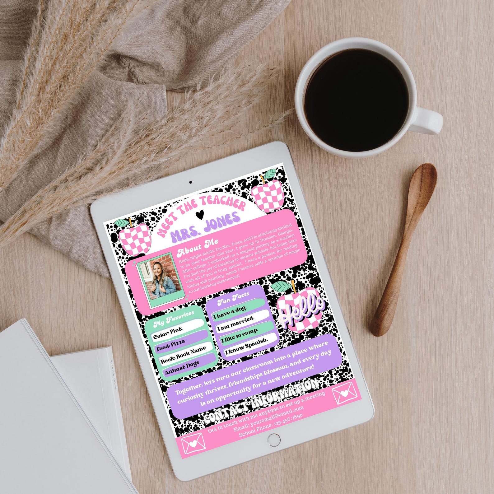 Editable Meet the Teacher Template: Fun Back to School Flyer (canva ...