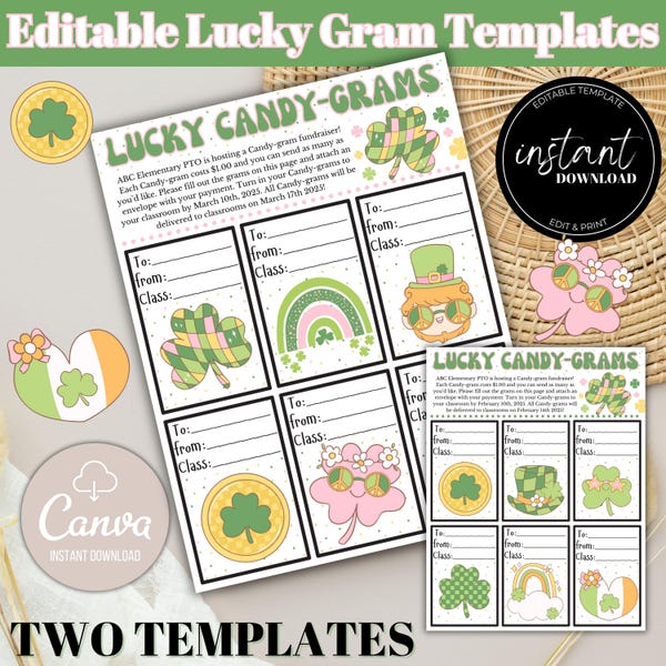 St Patricks Day Candy Grams - Etsy