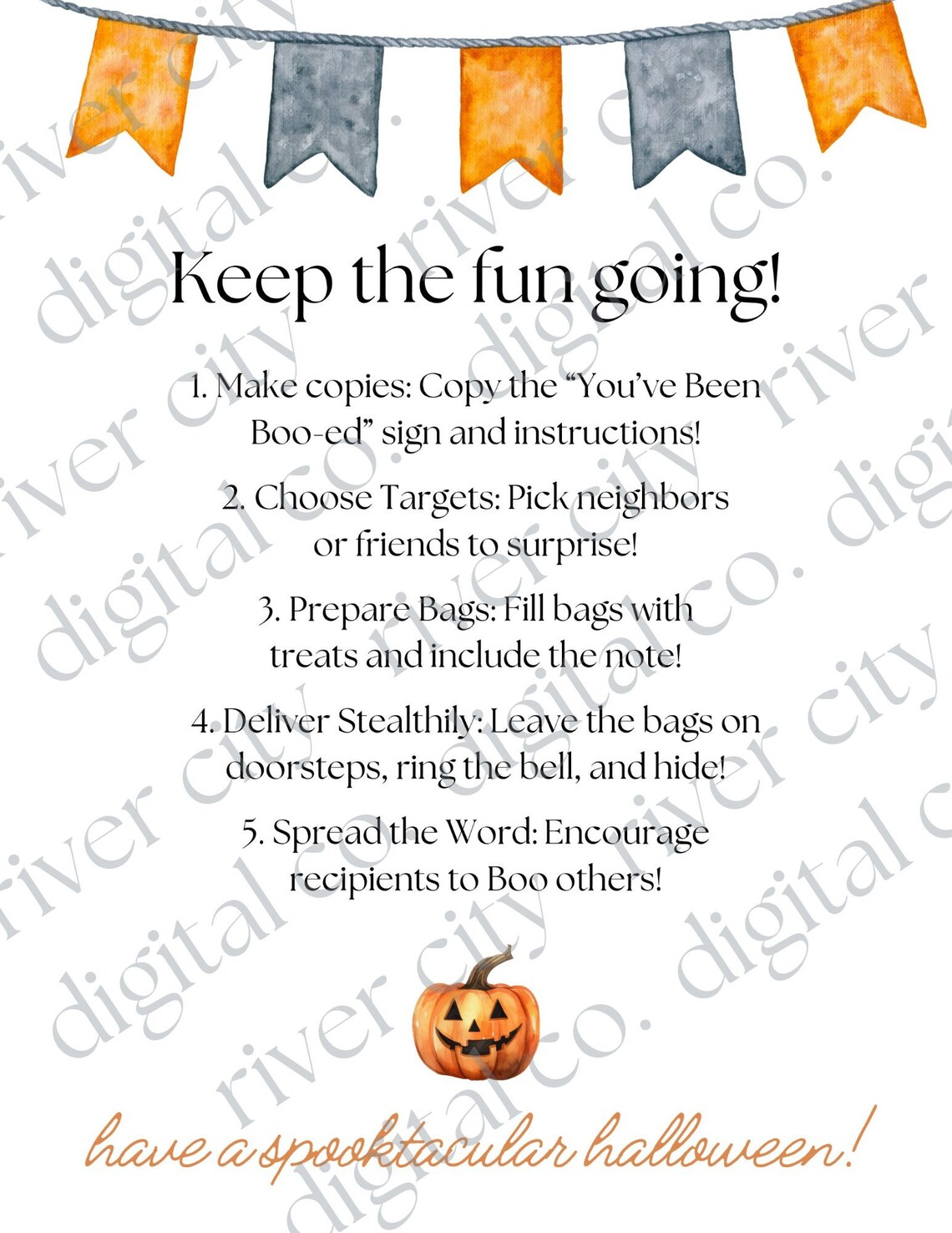 You've Been Boo-ed Printable, Halloween Download, PDF, Booed Gift Card ...