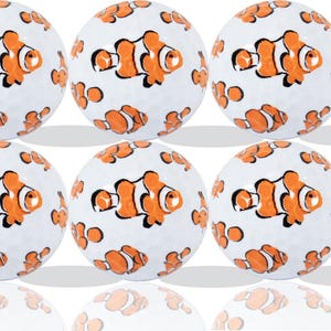 Golf Balls (clown Fish) - Etsy