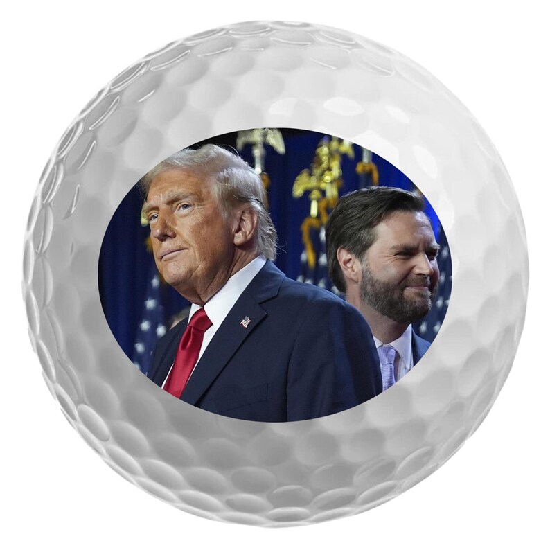 Trump Golf Balls and Tees Set in Candy Cane Packaging - Etsy