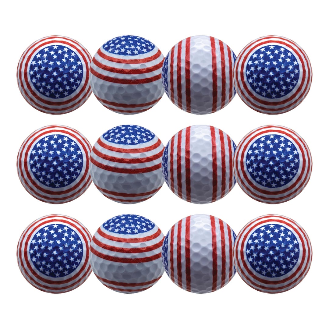 Stars and Stripes Golf Balls - Etsy