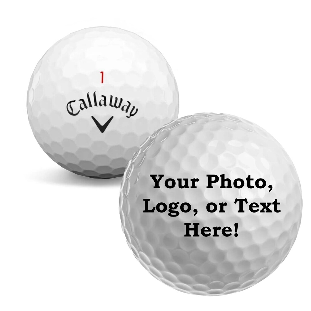 Custom Callaway Chrome Soft Refinished Golf Balls - Personalized ...