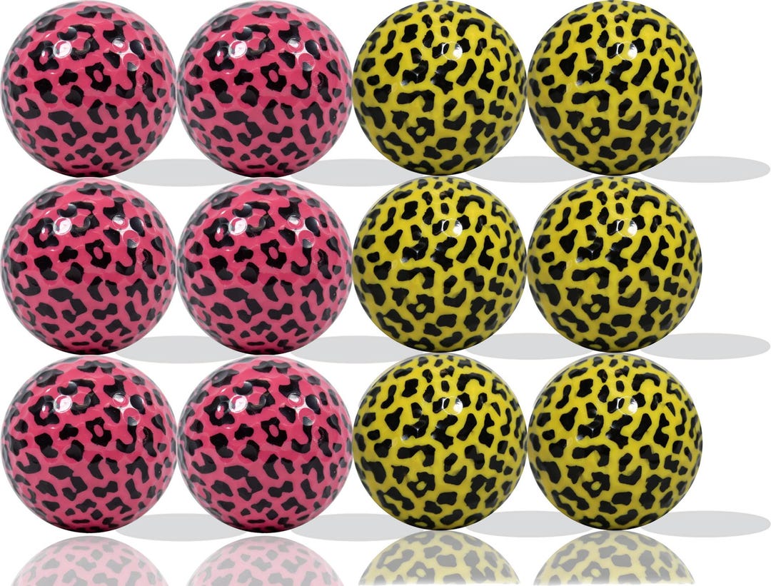 Leopard Print Novelty Golf Balls - Etsy