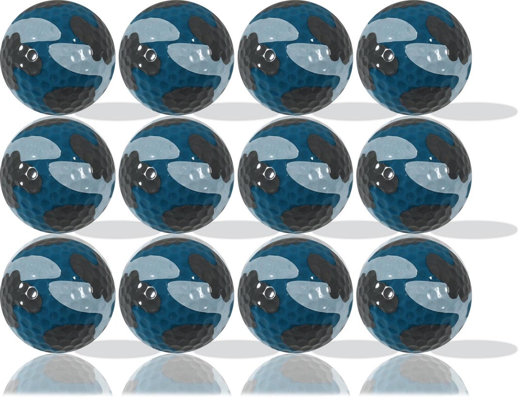 Blue Camo Golf Balls - Etsy