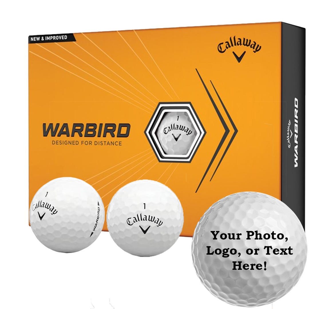 Personalized Callaway Warbird Golf Balls- Logo Golf Balls, Custom Golf ...