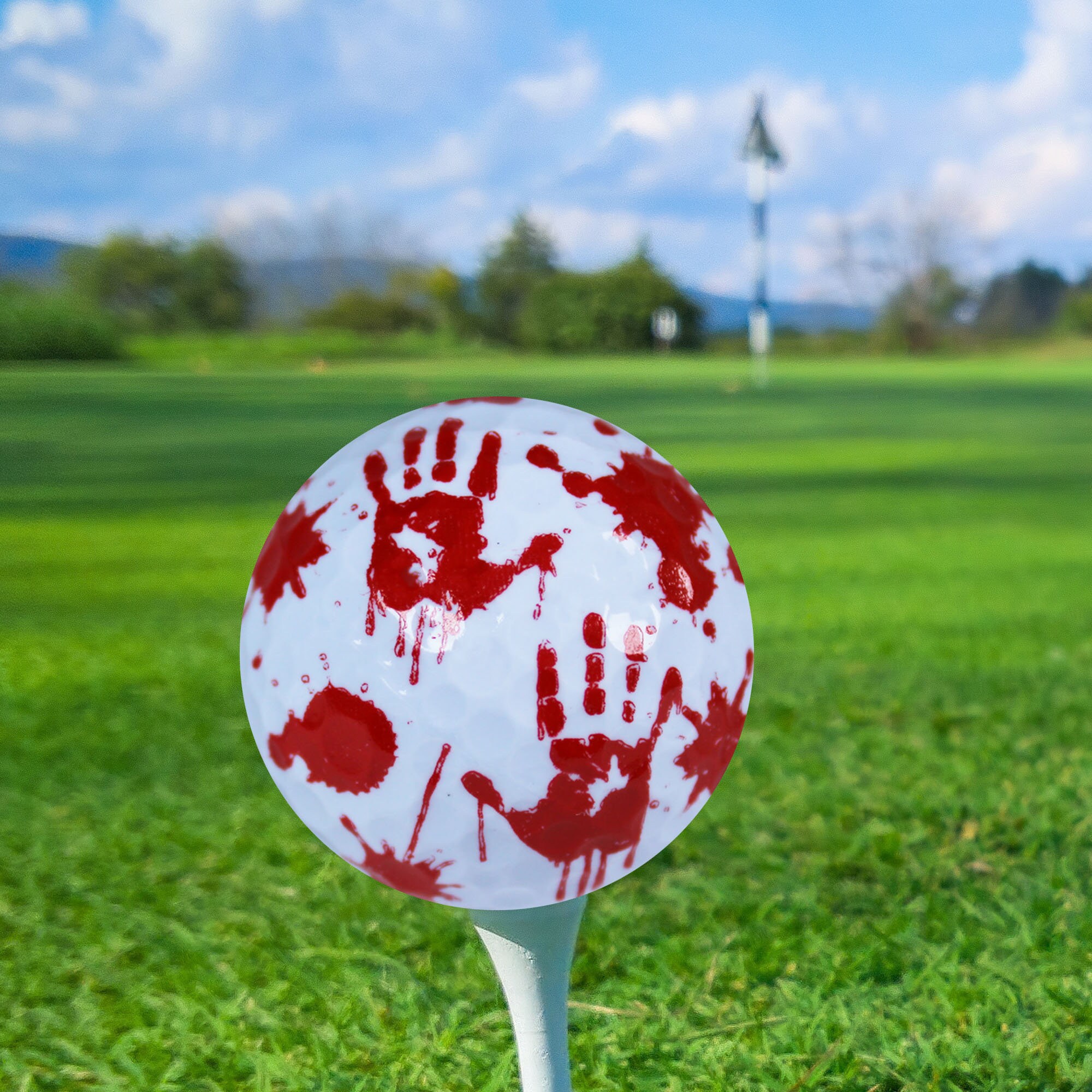 Blood Splatter Golf Balls Halloween Golf Spooky Gifts - Etsy