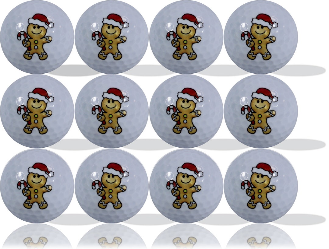 Christmas Gingerbread Man Golf Balls- Gift for Dad | Gift for Mom ...