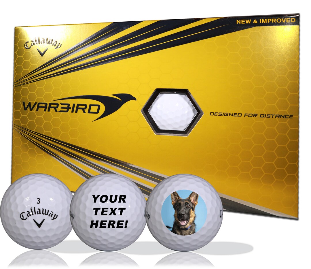 Personalized Callaway Warbird Golf Balls Logo Golf Balls, Custom Golf ...