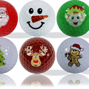 Christmas Mix Golf Balls - Etsy