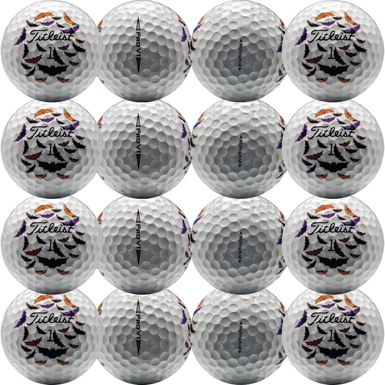 Halloween Bats Golf Balls - Refurbished, Festive Golfing - Etsy UK