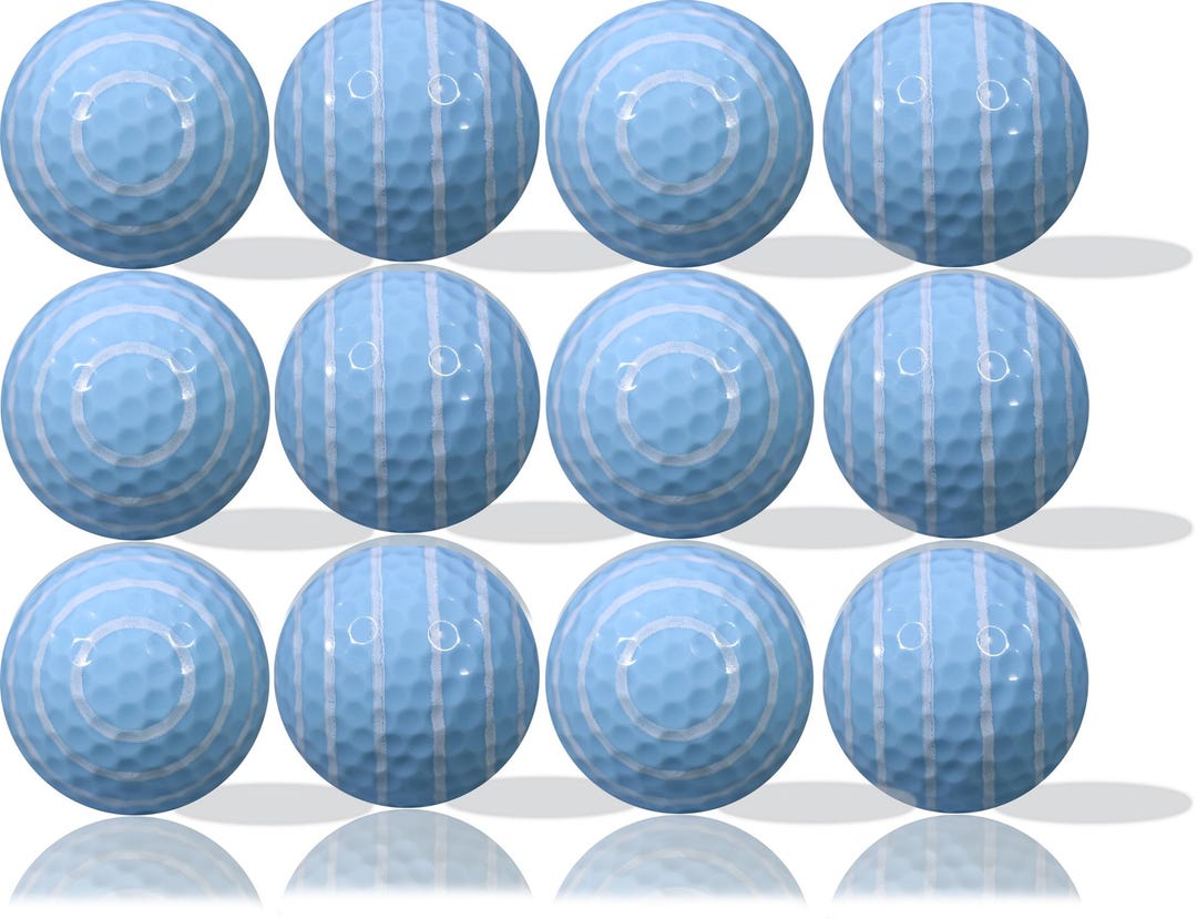 Blue Spiral Golf Balls - Etsy