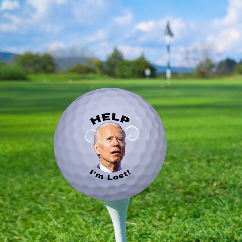 Golf Balls (help I'm Lost Joe Biden) - Etsy