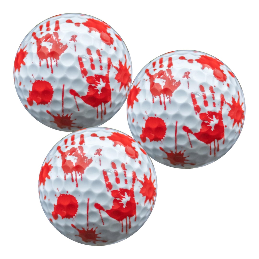 Blood Splatter Novelty Golf Balls – Halloween, Spooky Gift - Etsy