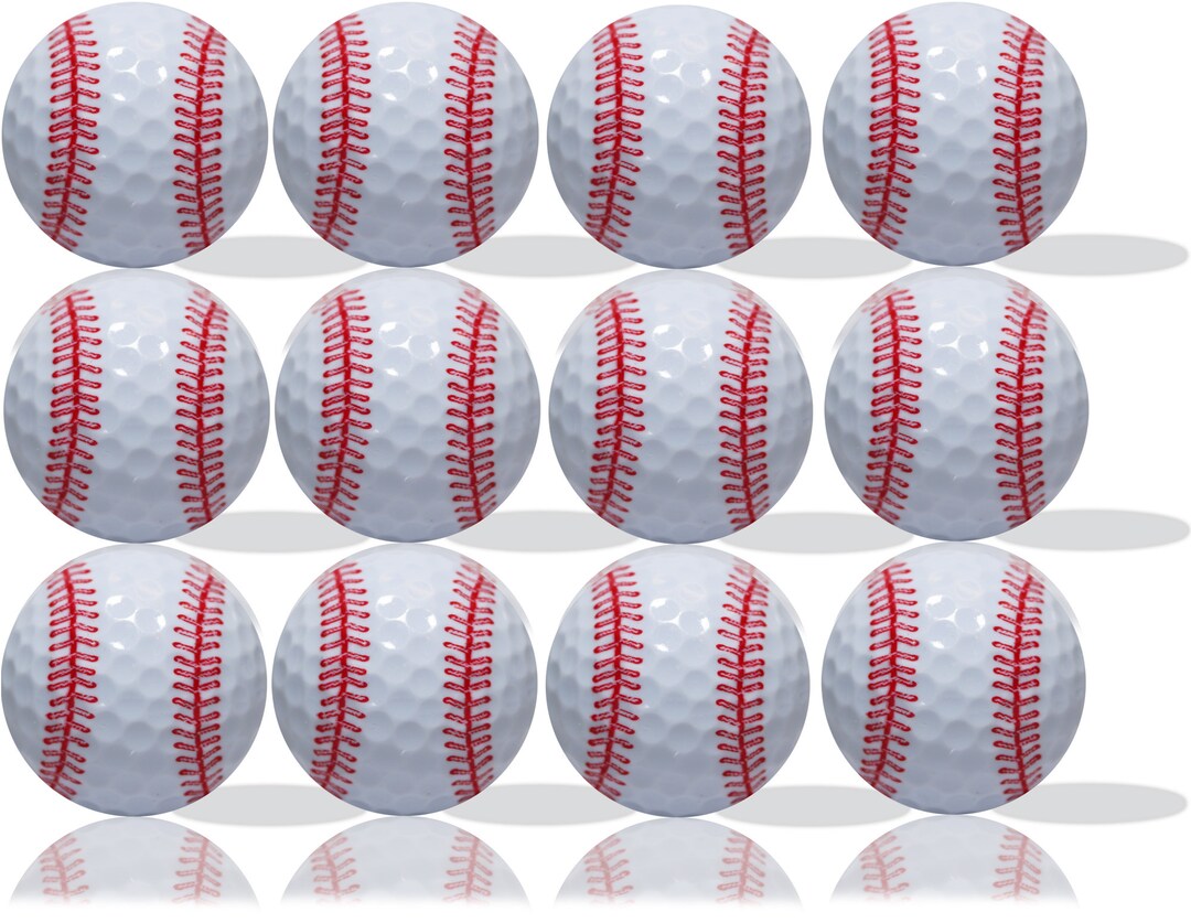 Baseball Golf Balls- Golf Gifts & Accessories - Etsy