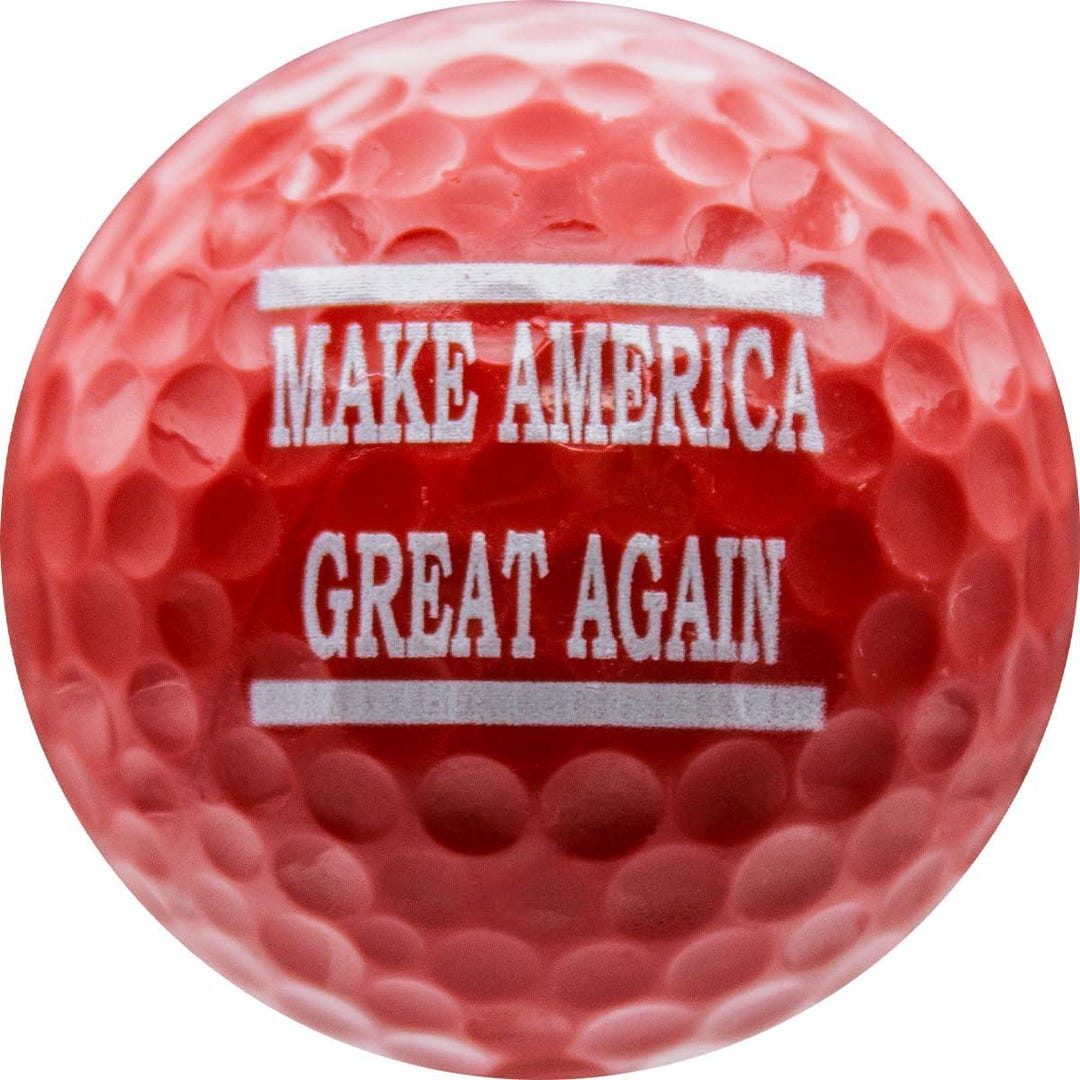 Trump - Make America Great Again Red Golf Balls, Set of 12 - Etsy