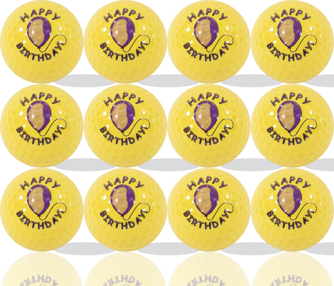 Happy Birthday Golf Balls - Etsy