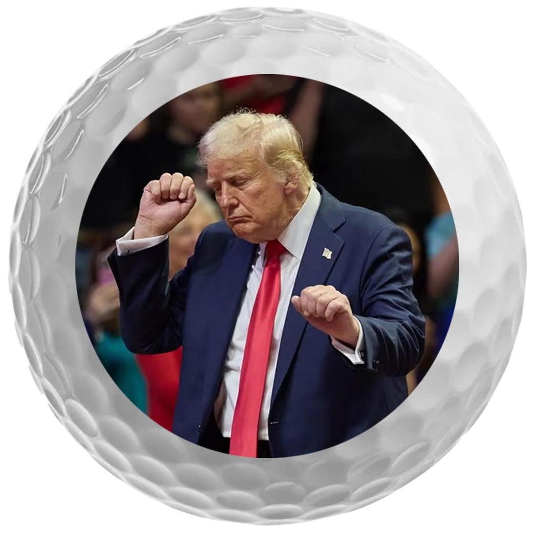 Golf Balls - Trump Victory Dance, Set of 12 - Certified Refinished - Etsy
