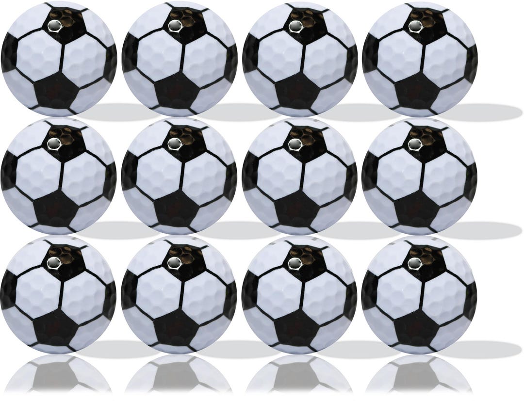 Soccer Ball Golf Balls: Score on the Green With Style! - Etsy