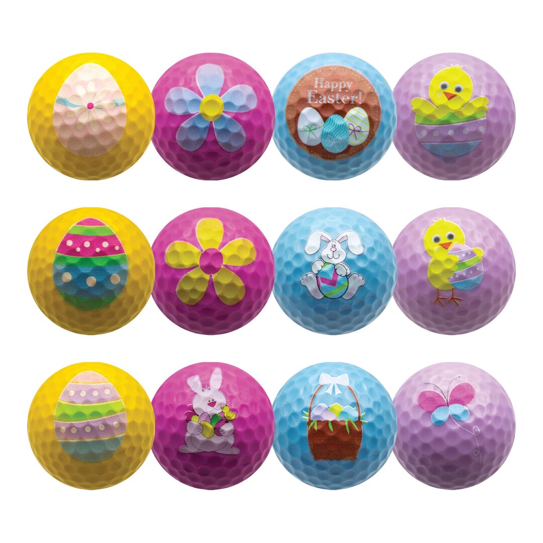 Easter Mix Golf Balls 12 Pack - Etsy