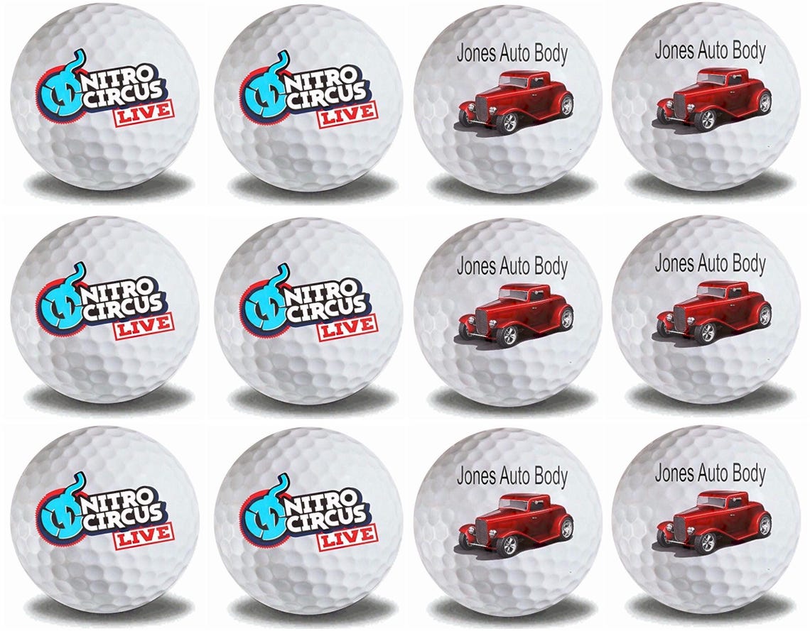 Custom Callaway Chrome Soft Refinished Golf Balls - Personalized ...