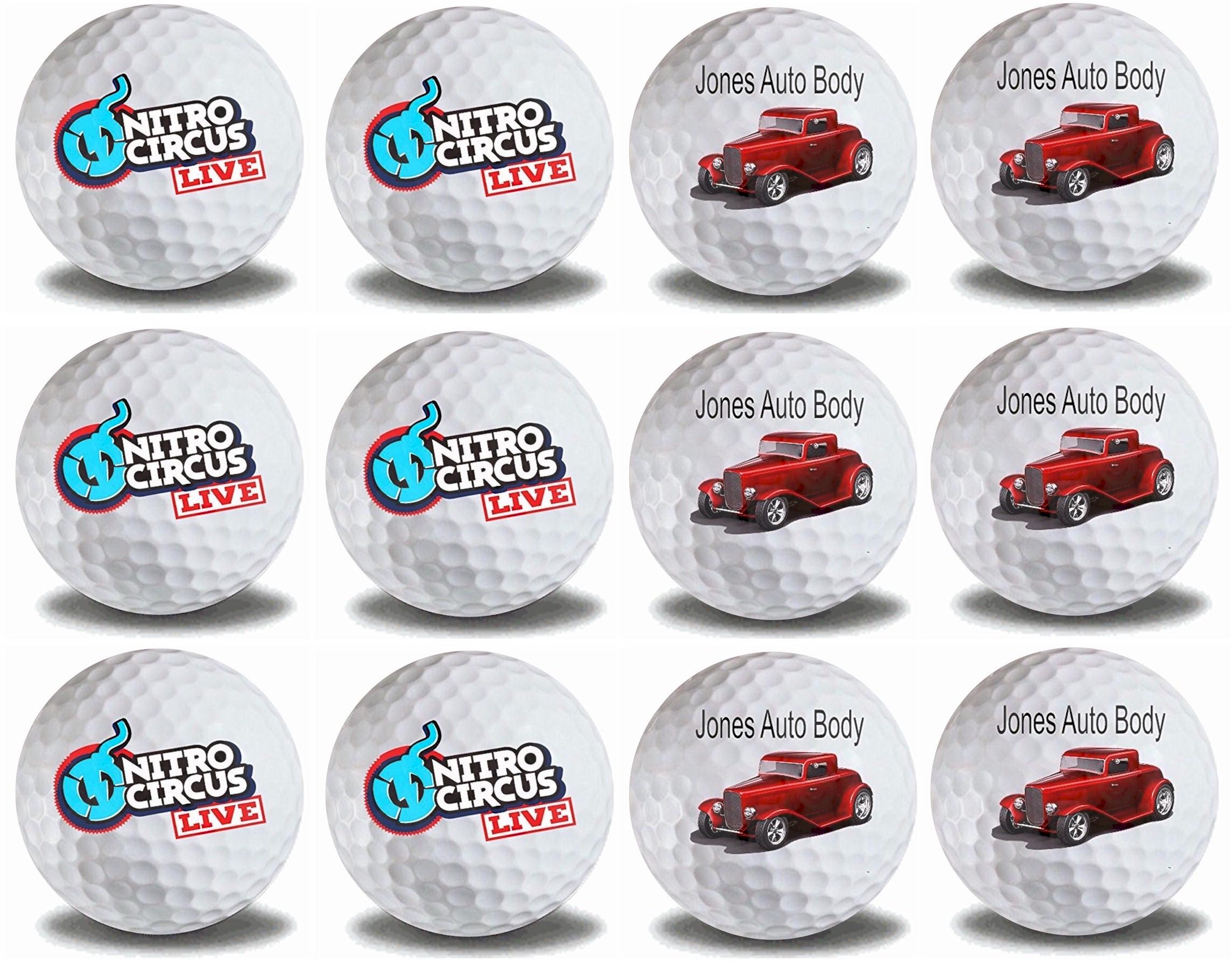 Custom Callaway Chrome Soft Refinished Golf Balls - Personalized ...