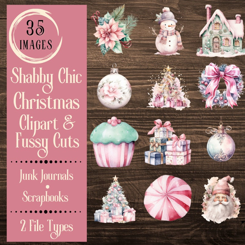 Shabby Chic Clipart - Etsy