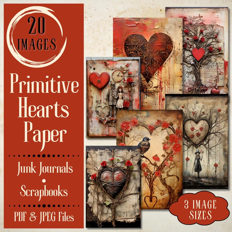 Primitive Valentine - Etsy