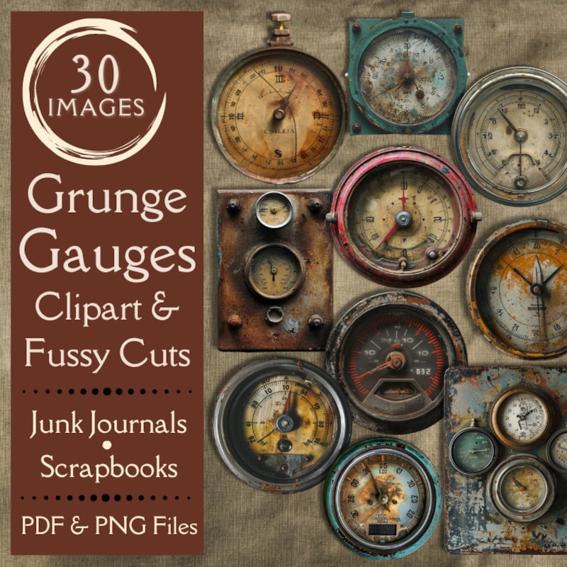 Black Steampunk Gauges - Etsy UK