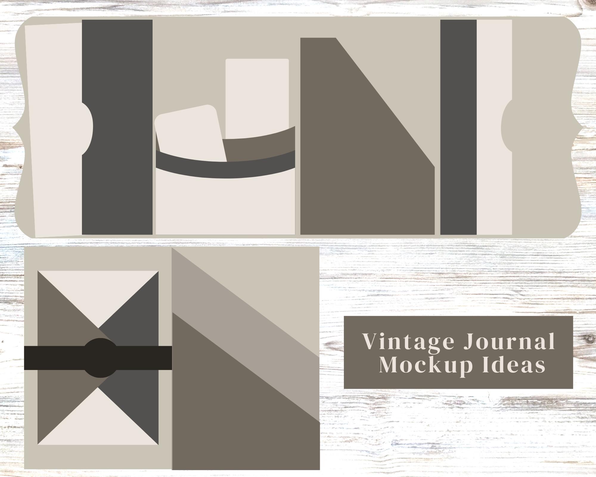 Vintage Grunge Junk Journal Kit. Digital Paper of Antique Retro Junk ...
